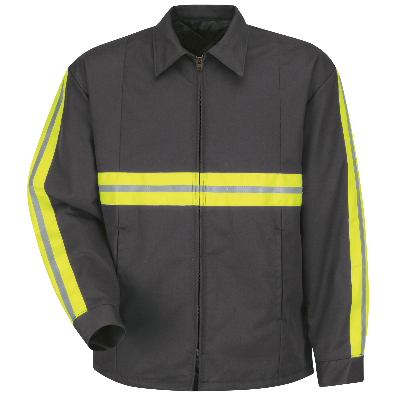 Men's Enhanced Visibility Perma-Lined Panel Jacket | Red Kap®