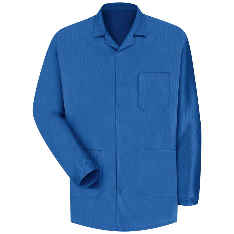StaticTek Groundable Static Control Jacket Light Weight 8812 Fabric V ...