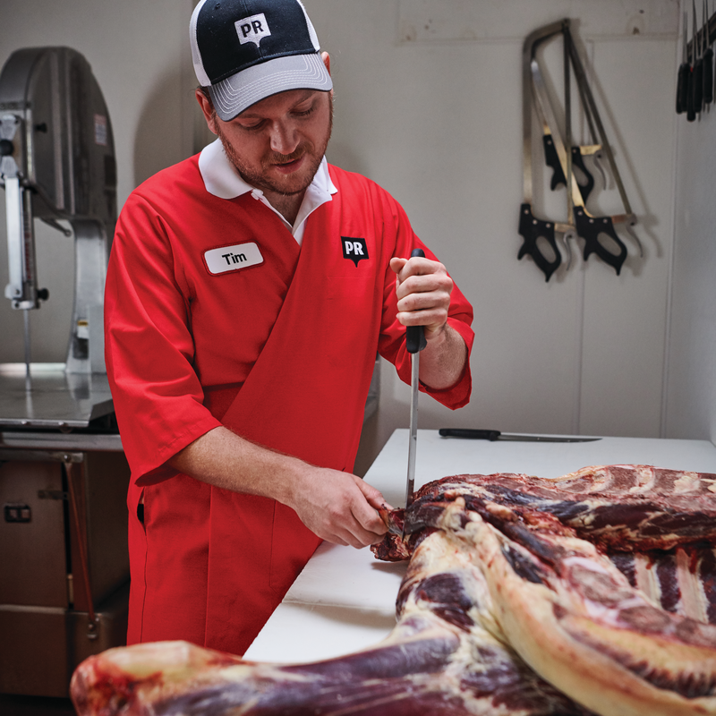 Collarless Butcher Wrap | Red Kap®