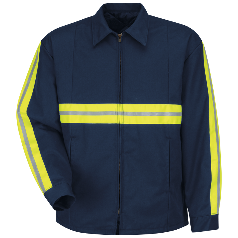 Men's Enhanced Visibility Perma-Lined Panel Jacket | Red Kap®