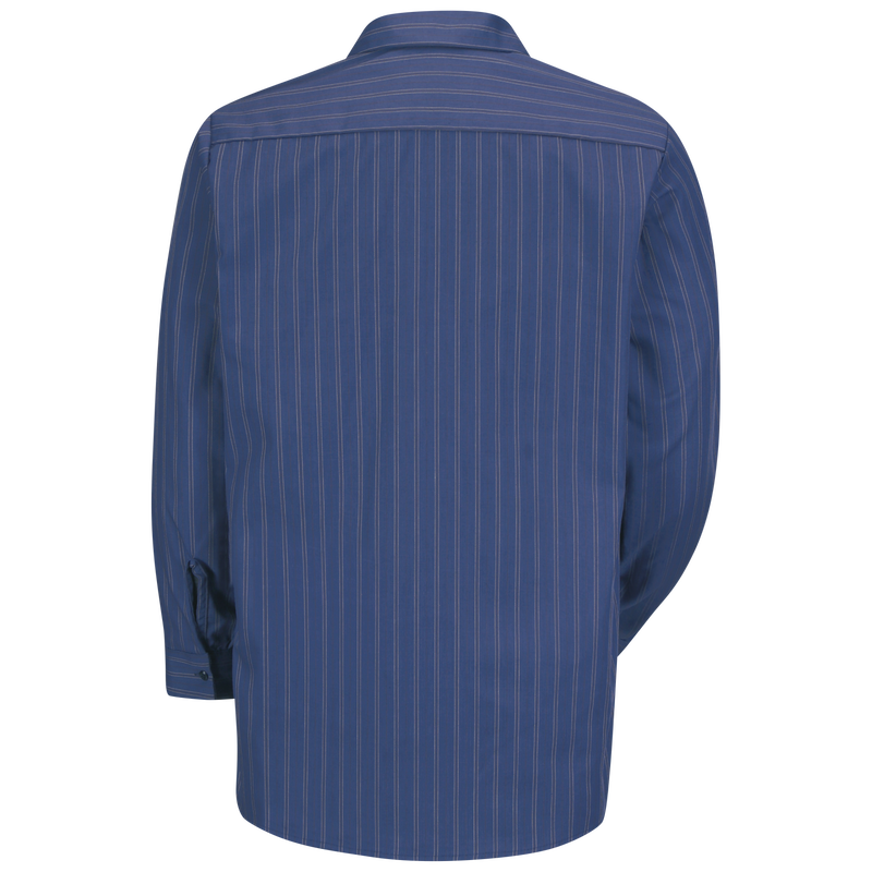 Men's Long Sleeve Industrial Striped Work Shirt | Red Kap®