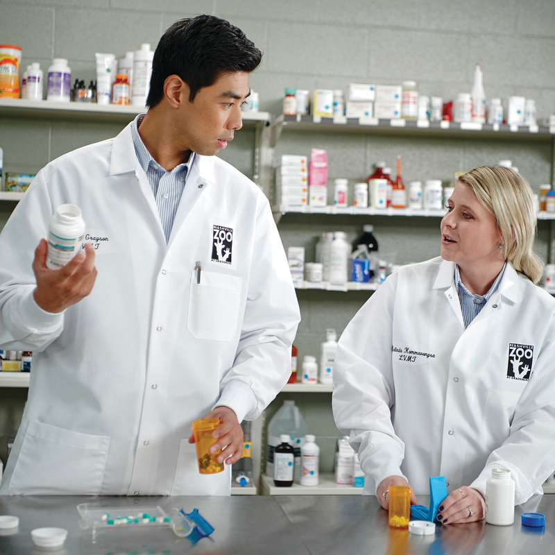 Unisex Specialized Cuffed Lab Coat with Exterior Pocket | Red Kap®